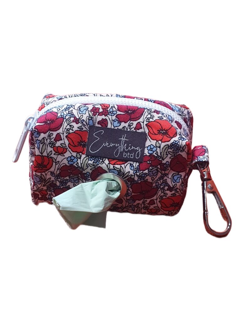 Poppy Fields Poo Bag Holder - Everything But The Dog